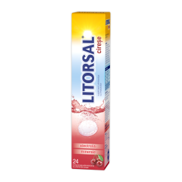 Litorsal® electroliţi CIREŞE*24 cpr.efervescente